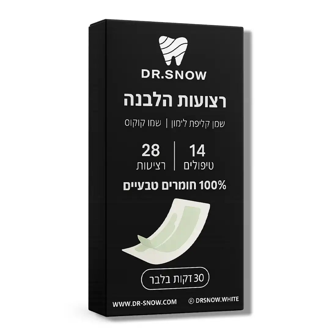 רצועות הלבנה טבעיות של DR.SNOW – Dr Snow